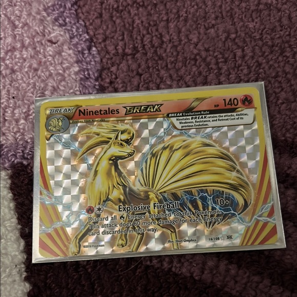 Pokemon | Toys | Ninetales Break Pokmon Card | Poshmark